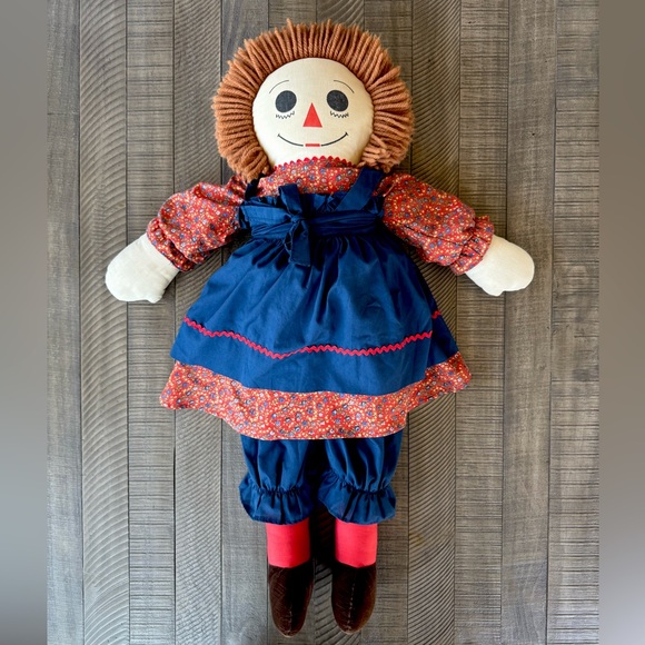 Toys | Vintage 1975 Collectors Raggedy Ann Giant Doll 3ft Tall | Poshmark
